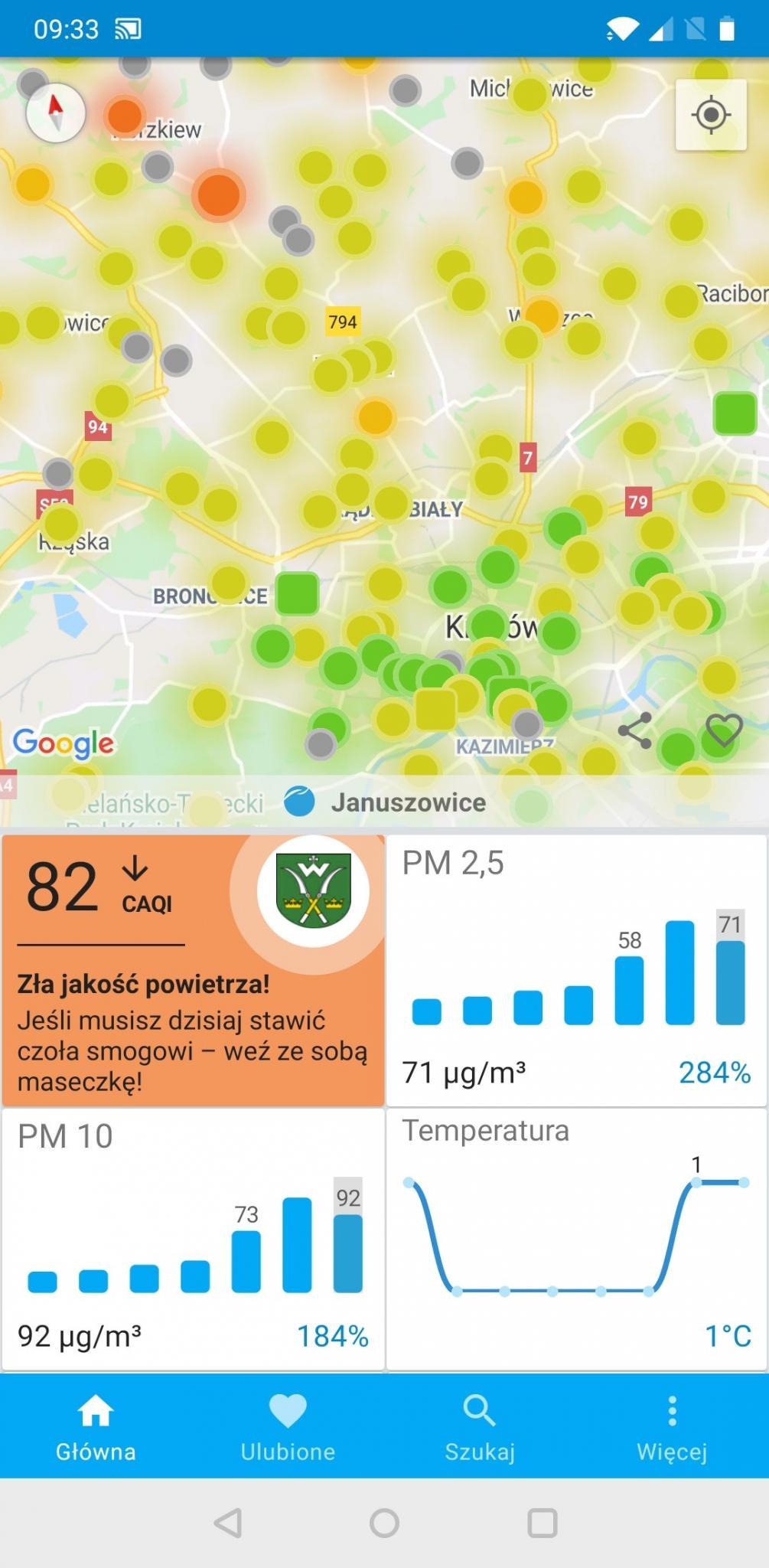 Airly aplikacja pokazująca jakość powietrza w mieście - Teleguru.pl
